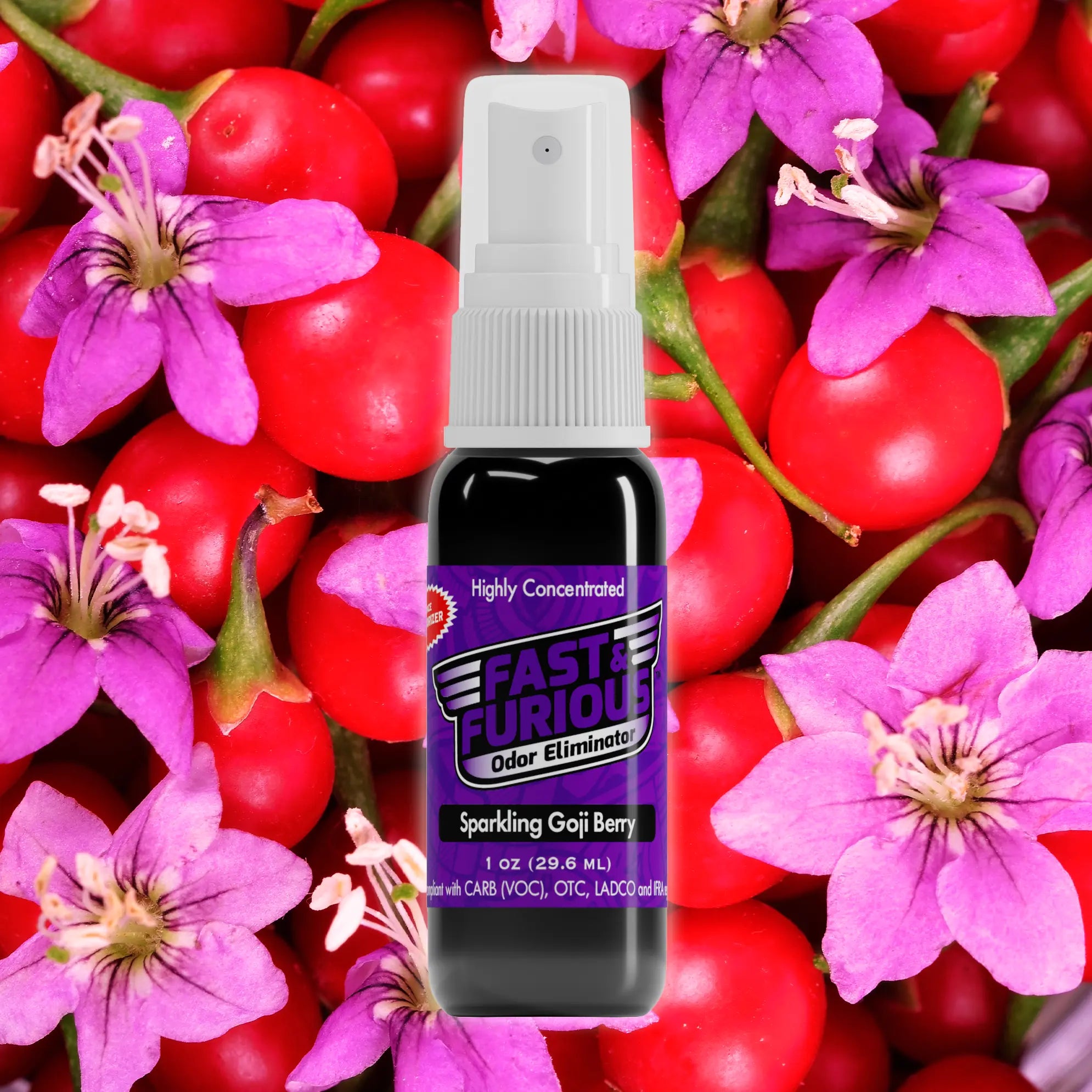 Fast and Furious Odor Eliminator - Sparkling Goji Berry Scent